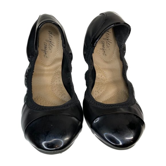 dexflex comfort | Shoes | Dexflex Comfort Women Black Ballet Synthetic ...